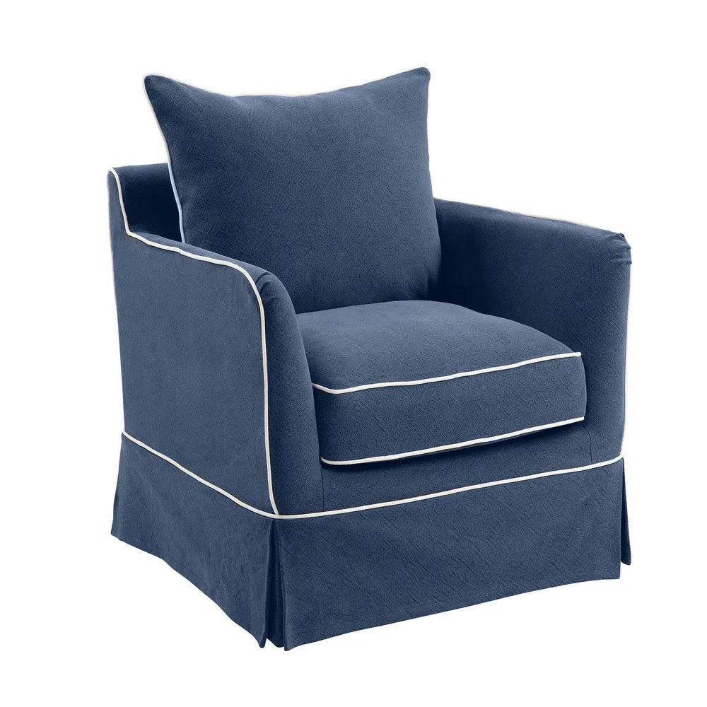 Hamptons Armchair (Navy) – Inside Home Style