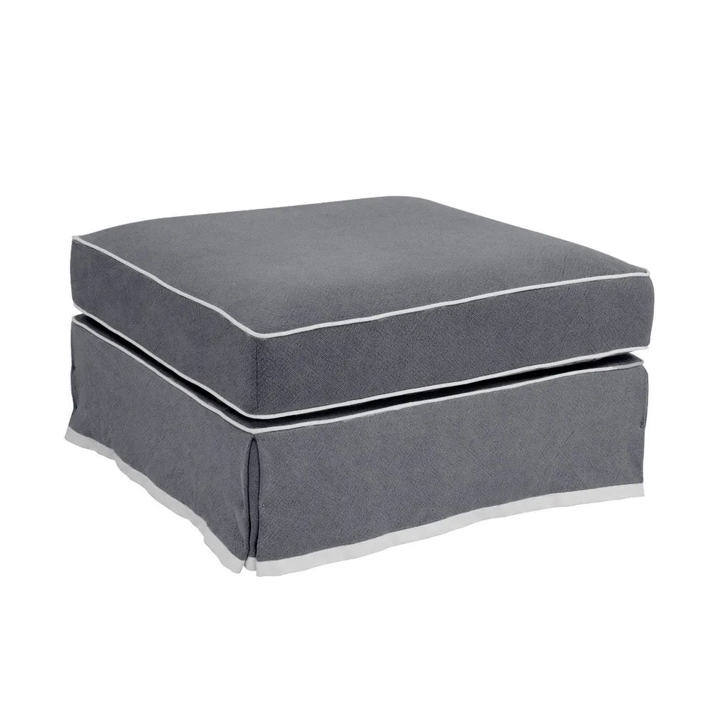 Hamptons Ottoman (Grey) – Inside Home Style