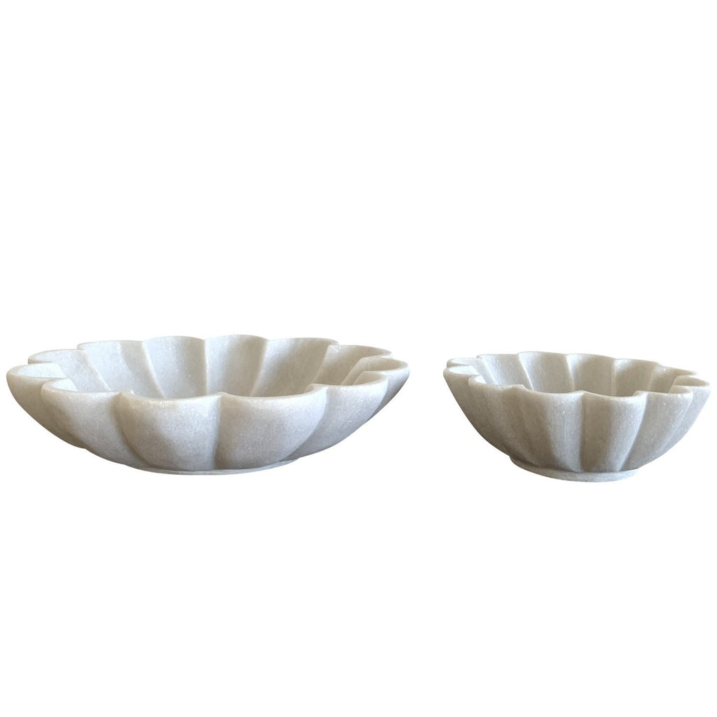 Marble Flower Bowl – Inside Home Style